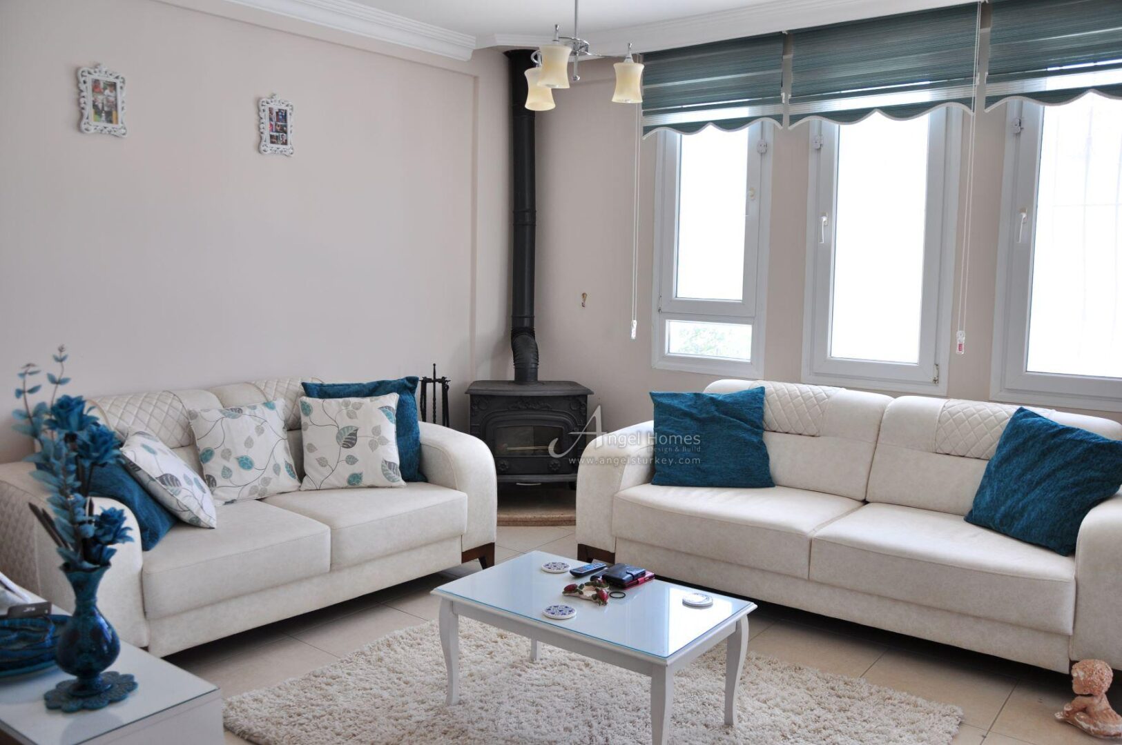 FURNISHED 2-BED VILLA WITH A PRIVATE POOL IN OVACIK - ANGEL HOMES